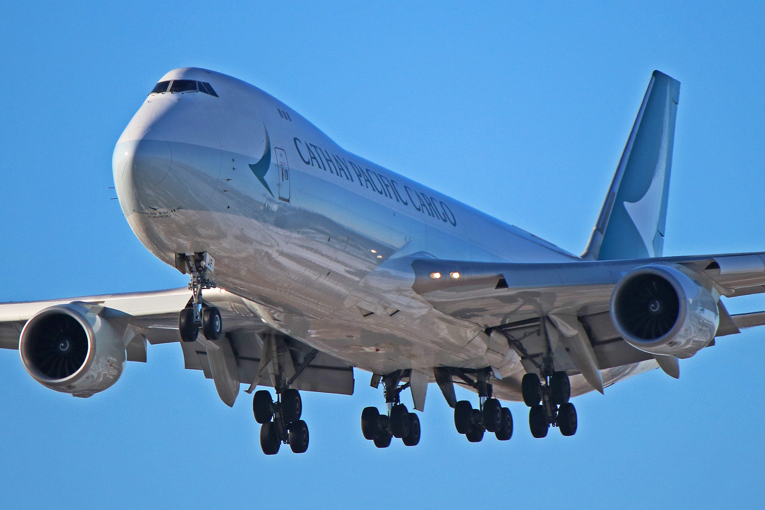 B LJF Cathay Pacific Cargo Boeing 747 8f In Flight Since 2011 B LJF Cathay Pacific Cargo Boeing 747 8f In Flight Since 2011