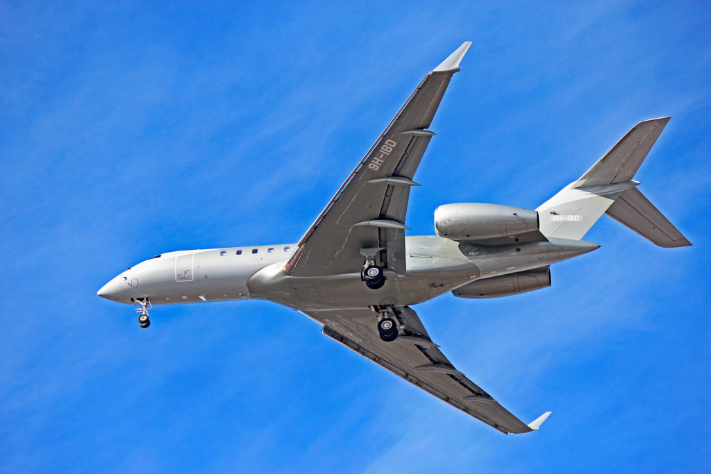 9H-IBD: Bombardier Global 5000 Private Jet At Toronto